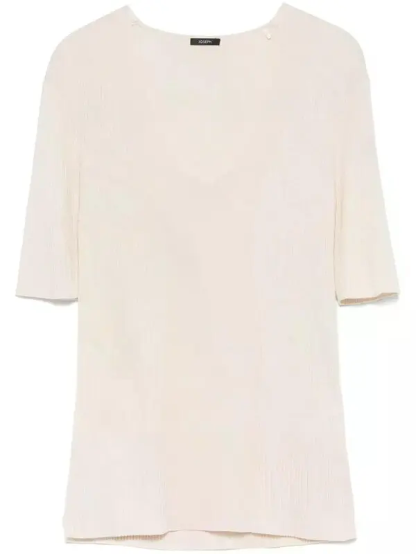 JOSEPH Merino Ribbed T-shirt