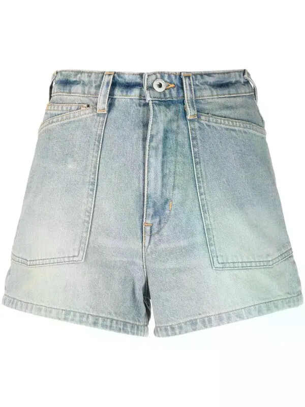 Kenzo High-waisted Denim Shorts