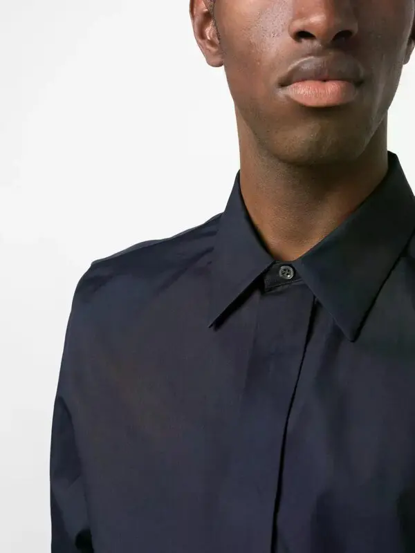 Alexander McQueen Concealed-fastening Cotton Shirt