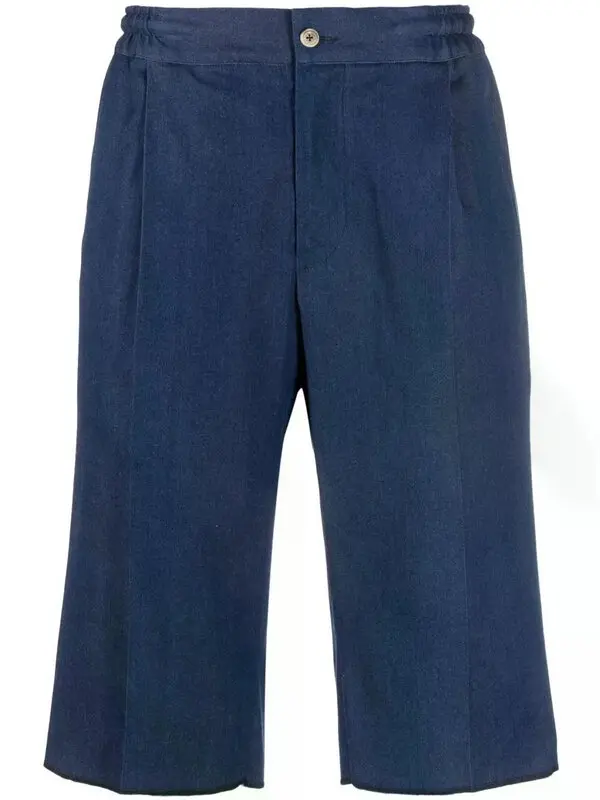 Kiton Elasticated Denim Shorts