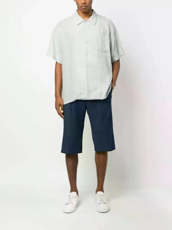 Kiton Elasticated Denim Shorts