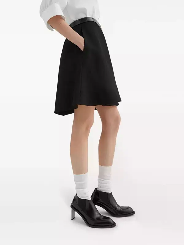 JIL SANDER High-waist A-line Mini Skirt