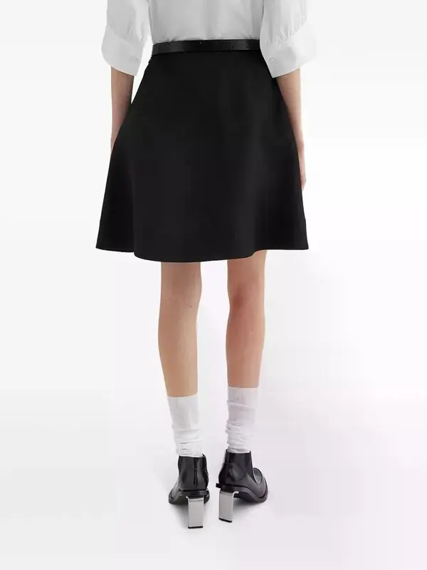 JIL SANDER High-waist A-line Mini Skirt