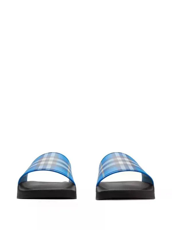 Burberry Checked Slides