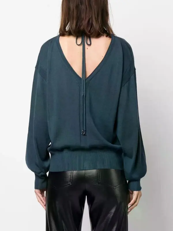 Patrizia Pepe Boat-neck Long-sleeve Top