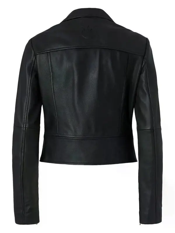 Pinko Cropped Biker Jacket