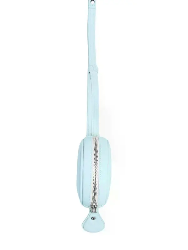 COURREGES Reedition Circle Leather Bag - Blue