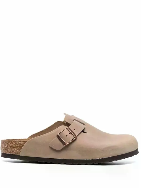 BIRKENSTOCK Buckled Leather Loafers
