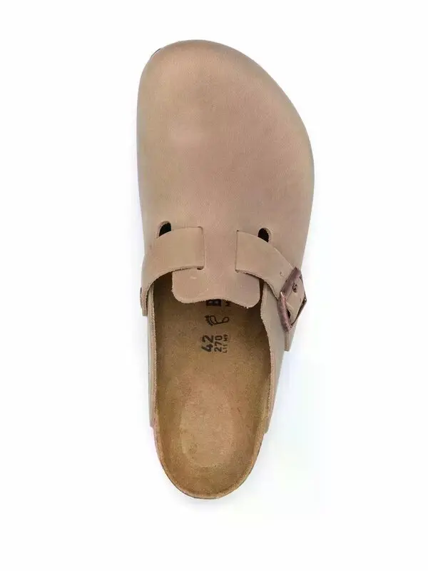 BIRKENSTOCK Buckled Leather Loafers