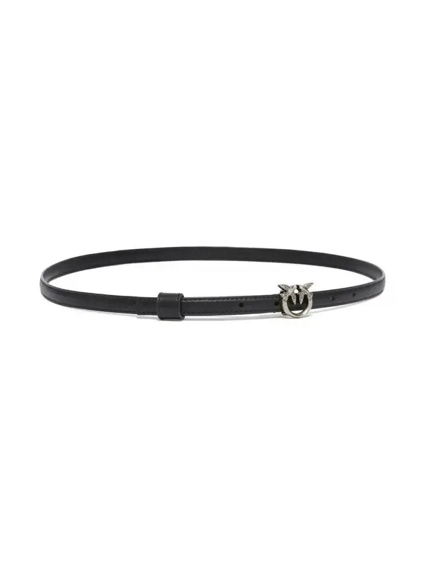 Pinko Love Birds Buckle Belt - Black