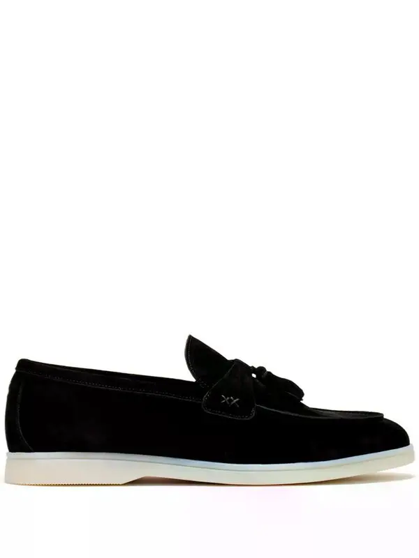 FORSA Suede Loafers - Black