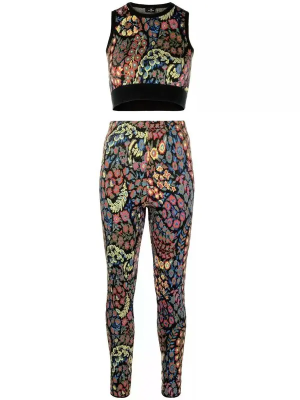 Etro Knitted Floral Two-piece Set