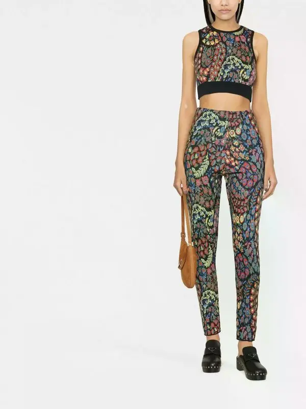 Etro Knitted Floral Two-piece Set