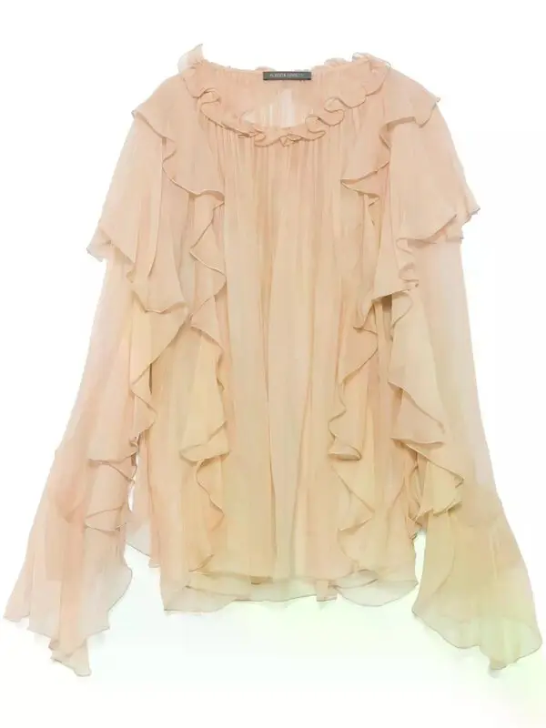 Alberta Ferretti Chiffon Blouse