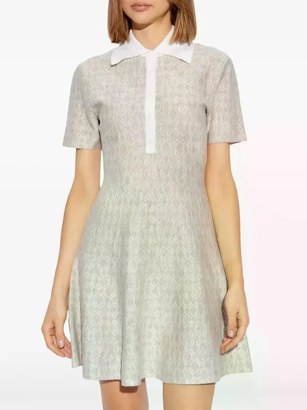 Givenchy Monogram Wool-blend Dress - Neutrals
