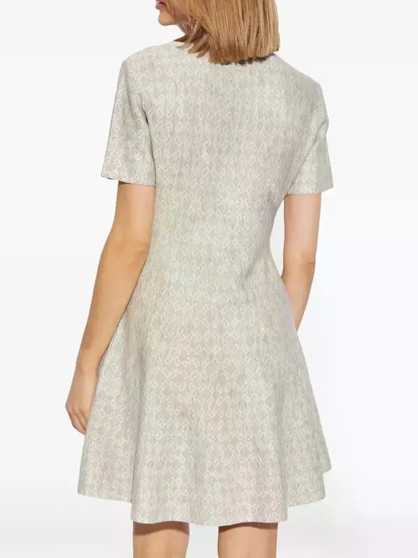Givenchy Monogram Wool-blend Dress - Neutrals