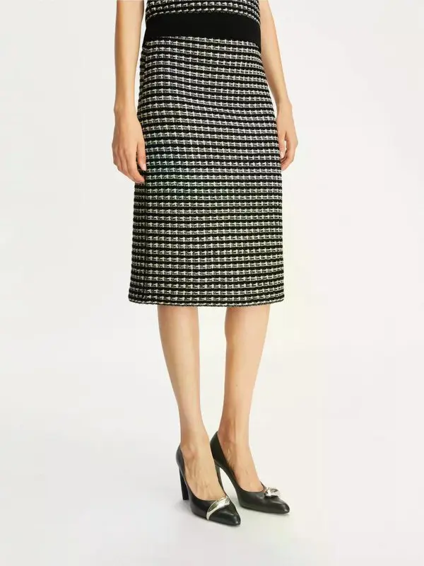 Tory Burch Jacquard Straight Skirt