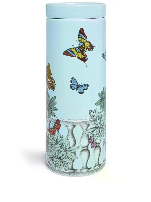 FORNASETTI Tall Nel Mentre Scented Candle - Blue