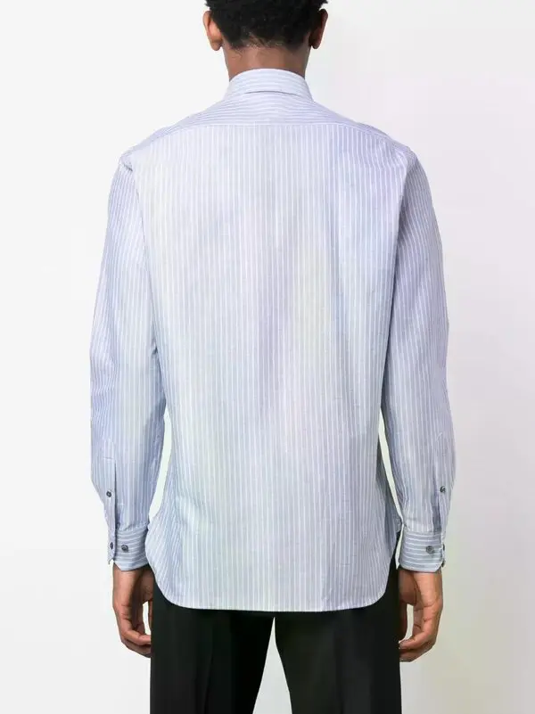 Pal Zileri Pinstripe Cotton Shirt