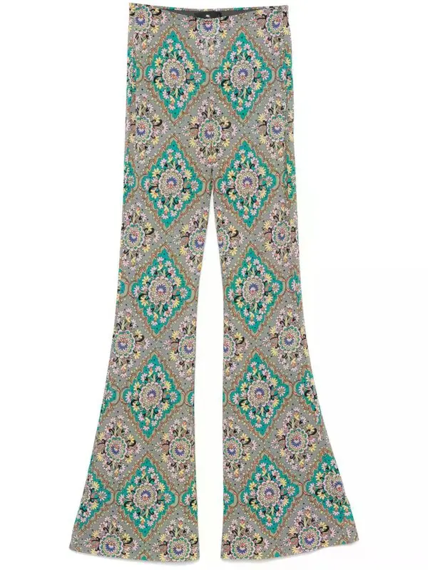 Etro Floral-print Trousers