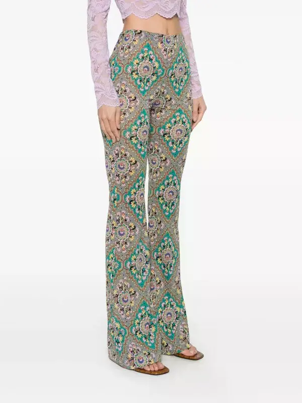 Etro Floral-print Trousers