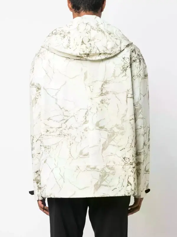 A-COLD-WALL* Marble-print Zip-up Jacket