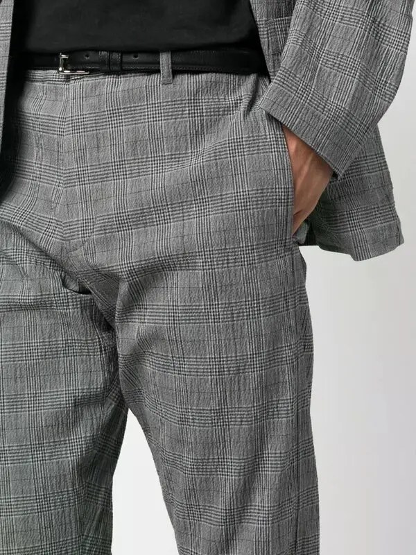 Aspesi Plaid Tailored Trousers
