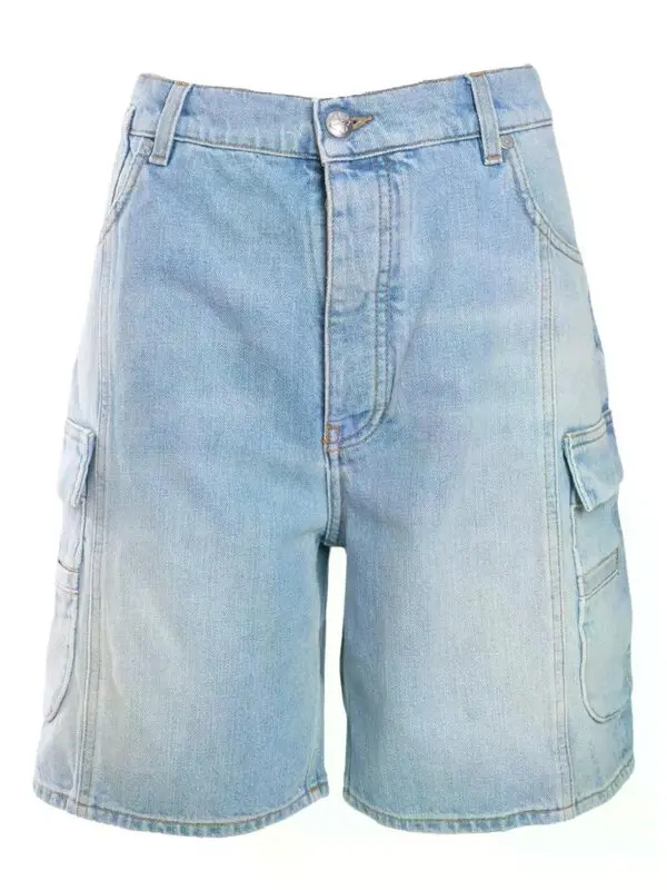 Off-White Denim Cargo Shorts