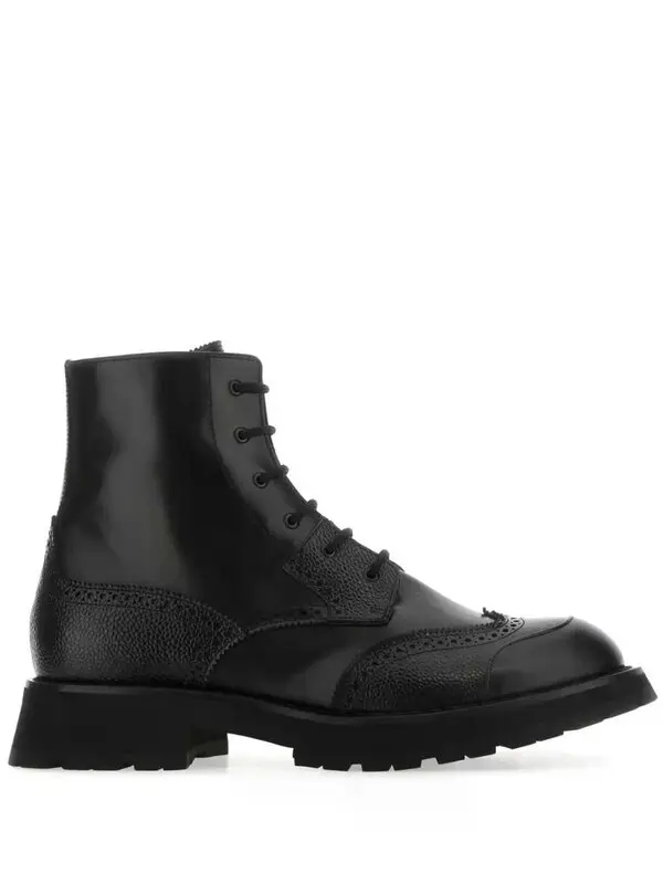 Alexander McQueen Punk Worker Lace-up Boots