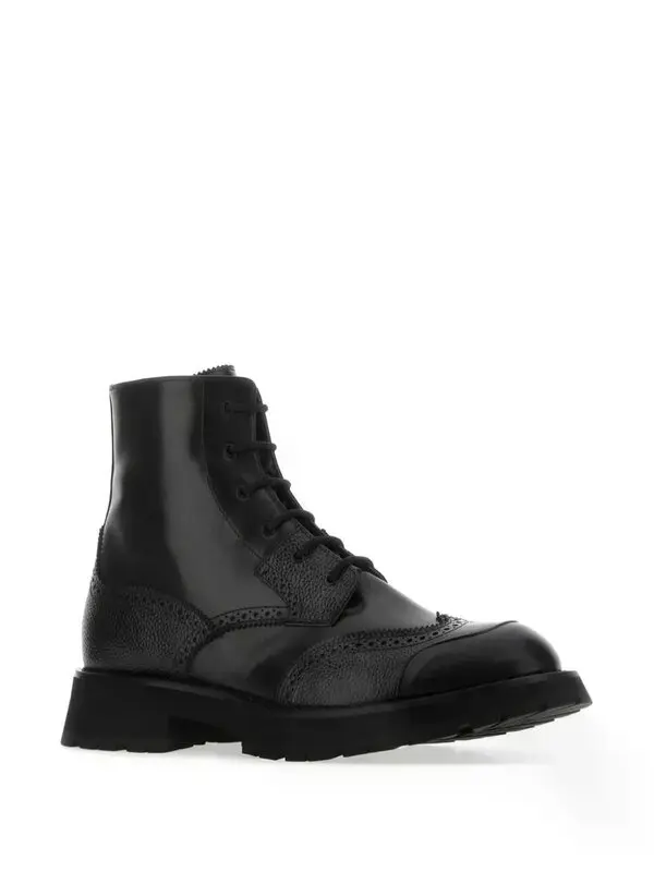 Alexander McQueen Punk Worker Lace-up Boots