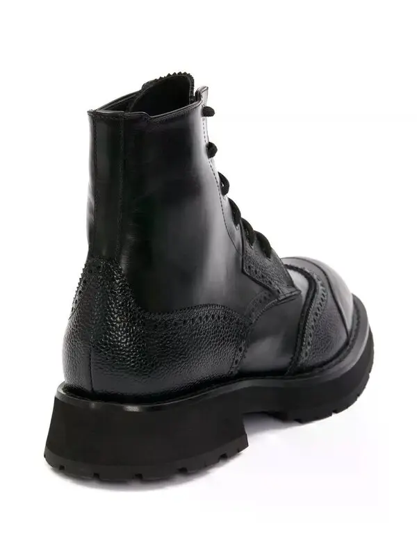 Alexander McQueen Punk Worker Lace-up Boots