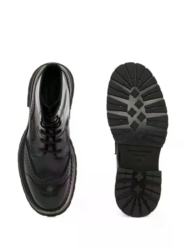 Alexander McQueen Punk Worker Lace-up Boots