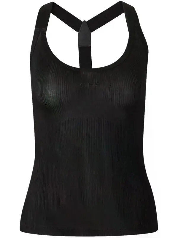 Off-White Logo-appliqué Racerbank Tank Top