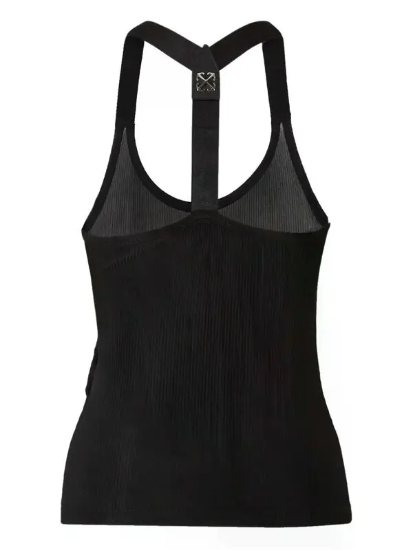 Off-White Logo-appliqué Racerbank Tank Top