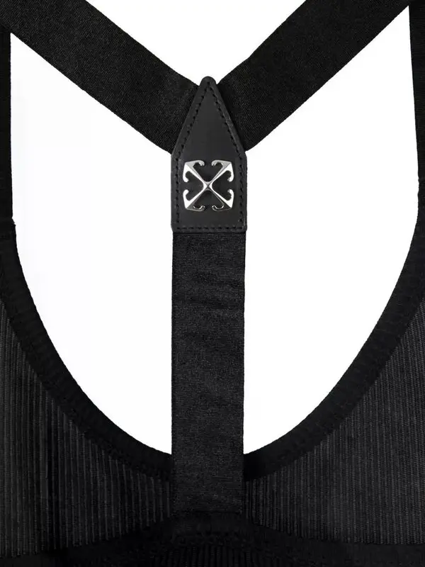 Off-White Logo-appliqué Racerbank Tank Top