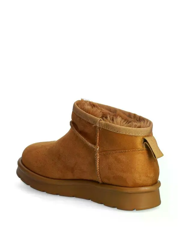Moschino Logo-patch Boots - Brown