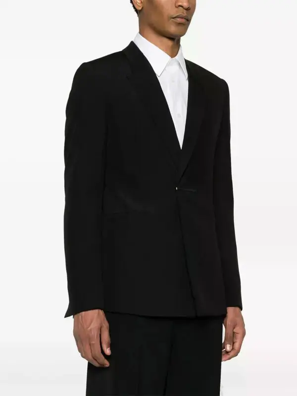 Givenchy Logo-plaque Wool Blazer