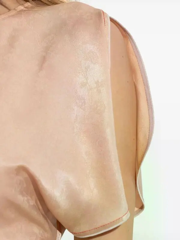Victoria Beckham Draped-detailing Midi Dress
