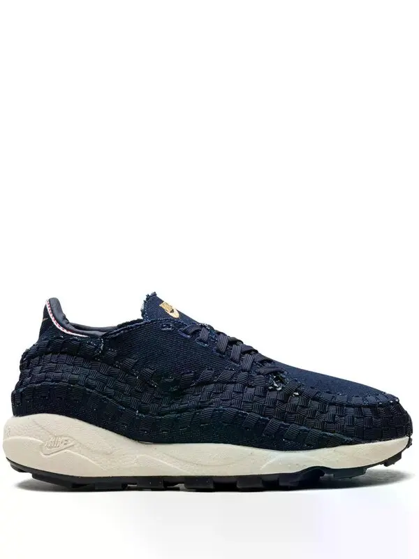 Nike Footscape Woven Raw Denim Sneakers - Blue