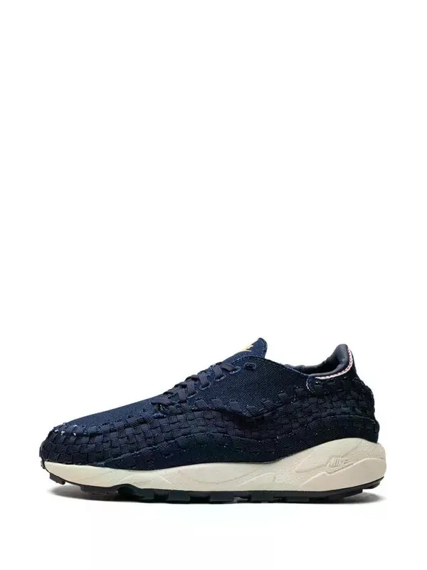 Nike Footscape Woven Raw Denim Sneakers - Blue