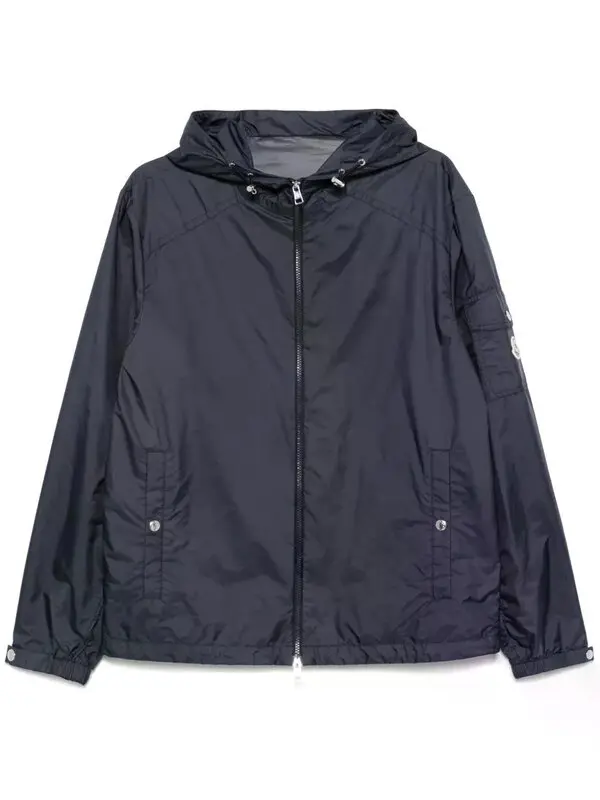 Moncler Etiache Hooded Rain Jacket - Blue