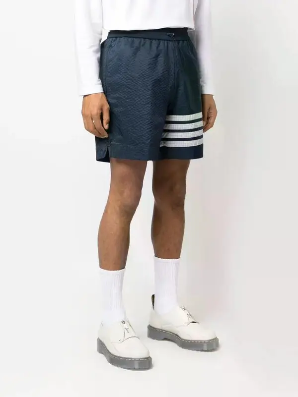 Thom Browne 4-bar Stripe Track Shorts - Blue