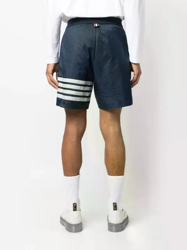 Thom Browne 4-bar Stripe Track Shorts - Blue