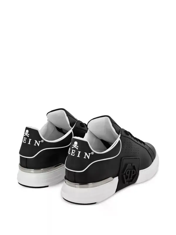 Philipp Plein Hexagon Leather Sneakers