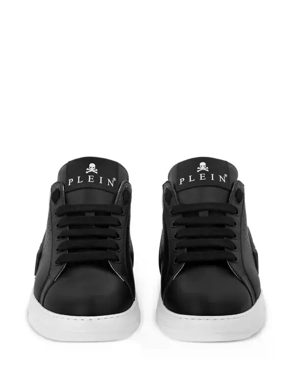 Philipp Plein Hexagon Leather Sneakers