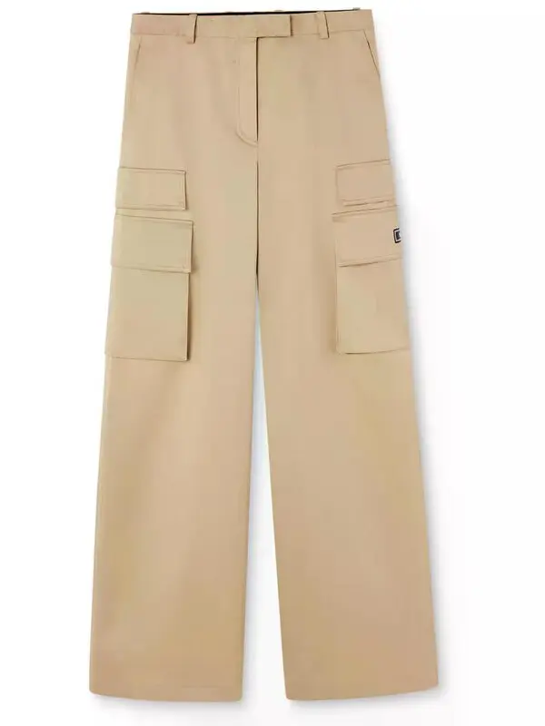 Versace High-waist Wide-leg Trousers