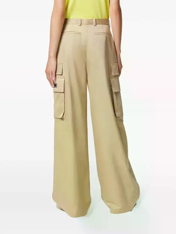 Versace High-waist Wide-leg Trousers