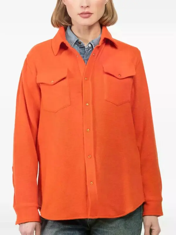 GOD'S TRUE CASHMERE Knitted Shirt - Red