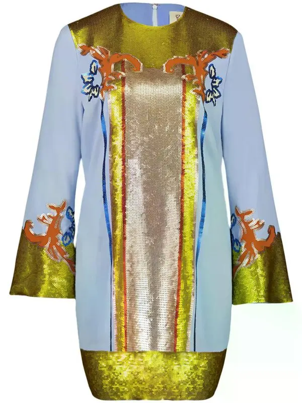 PAULA Hydra Mini Dress - Blue