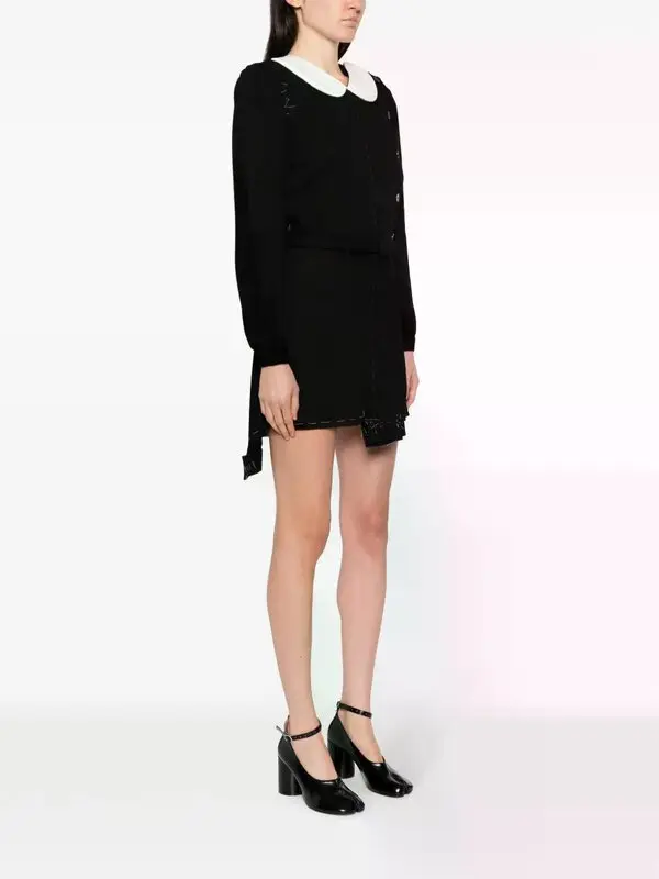 MAISON MARGIELA Peter Pan-collar Wool Minidress